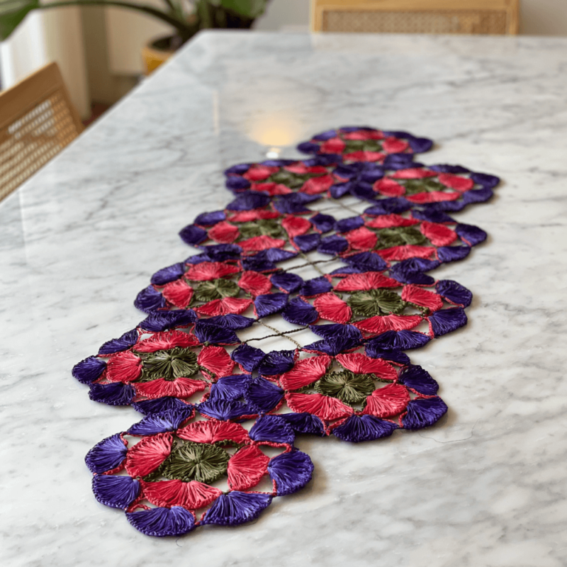 Rose Table Runner – ArtEco